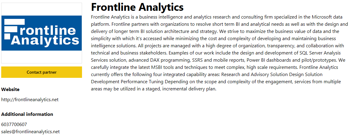 A New Power BI Partner – Insight Quest