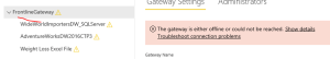 Restart the On-Premises Gateway – Insight Quest