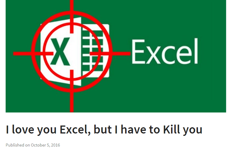 ‘Data Scientist’ Attacks Excel (2007) – Insight Quest